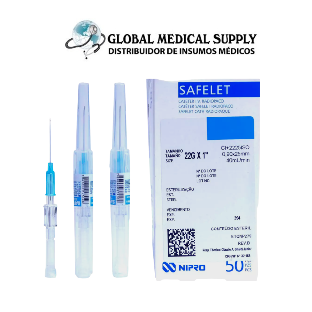 CATETER INTRAVENOSO 22GX1 – www.gmspanama.com