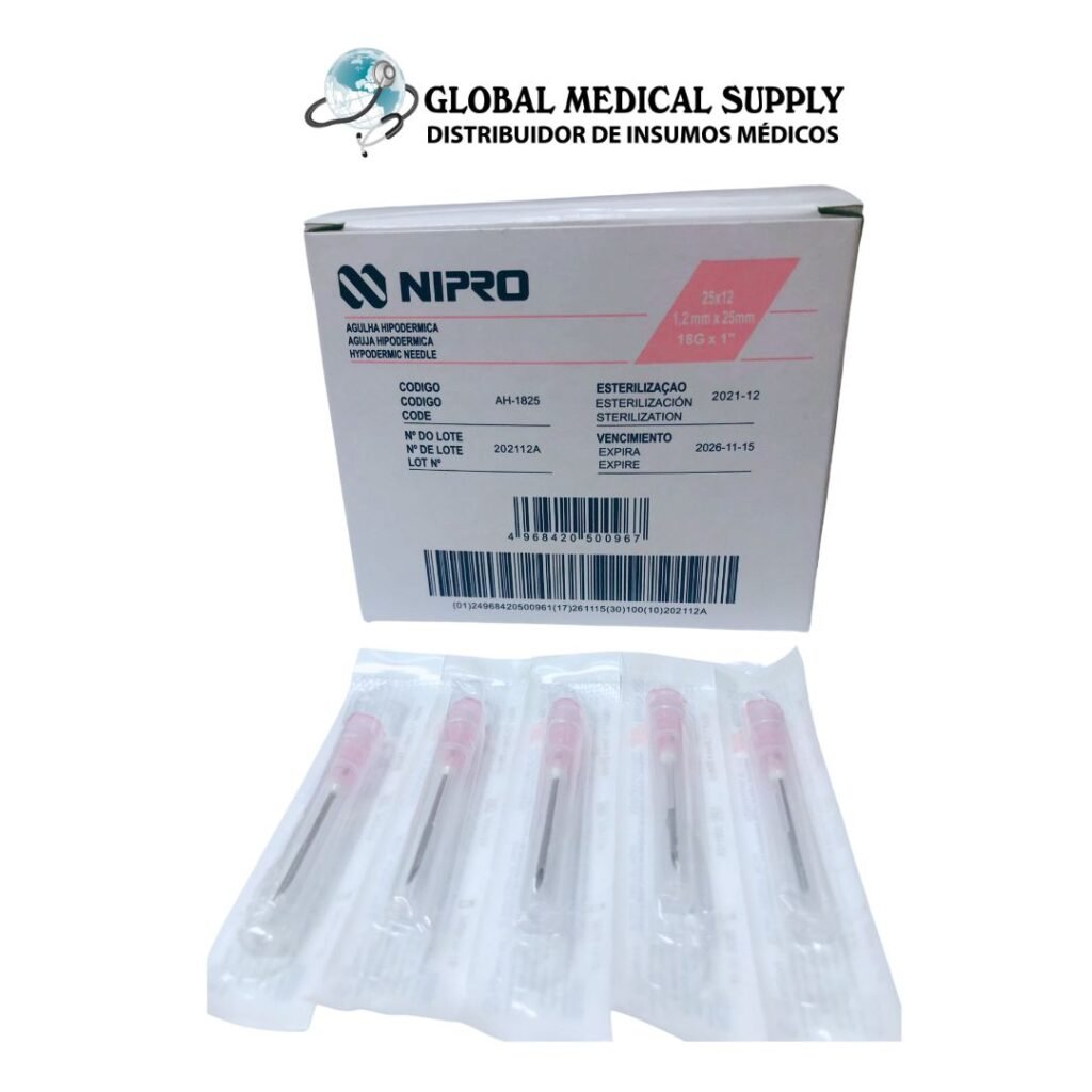 AGUJAS HIPODERMICA 18G X 1 – www.gmspanama.com